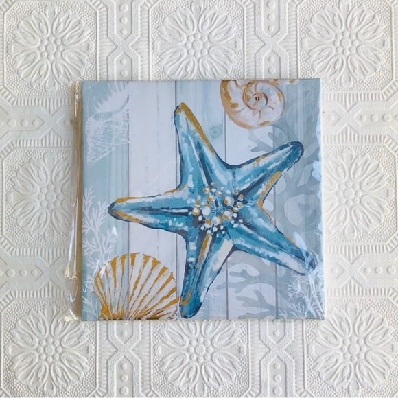 Accents | Nautical Starfish Canvas Decor | Poshmark
